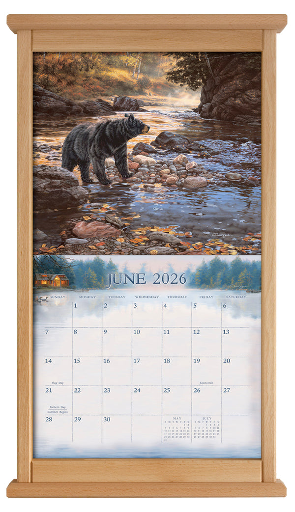 Contemporary calendar frame Natural – The Lang Store